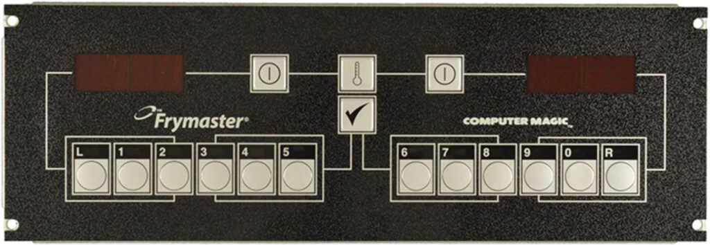 Frymaster Computer Magic 3, Old style with membrane and red windows ...